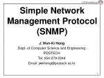 PPT - SIMPLE NETWORK MANAGEMENT PROTOCOL (SNMP) PowerPoint Presentation - ID:9477349
