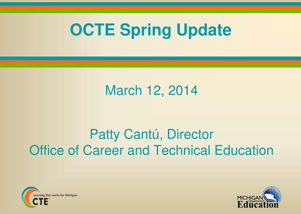 PPT - Michigan STEM Partnership Update: Supporting CTE Teachers ...