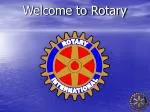 PPT - Welcome to Rotary PowerPoint Presentation, free download - ID:3743896