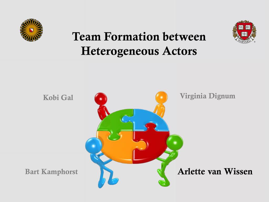 PPT - Team Formation between Heterogeneous Actors PowerPoint ...