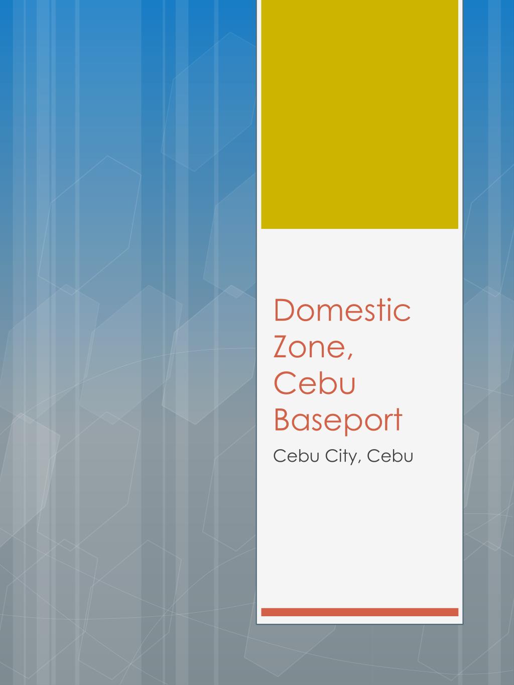 PPT - Domestic Zone, Cebu Baseport PowerPoint Presentation, free ...