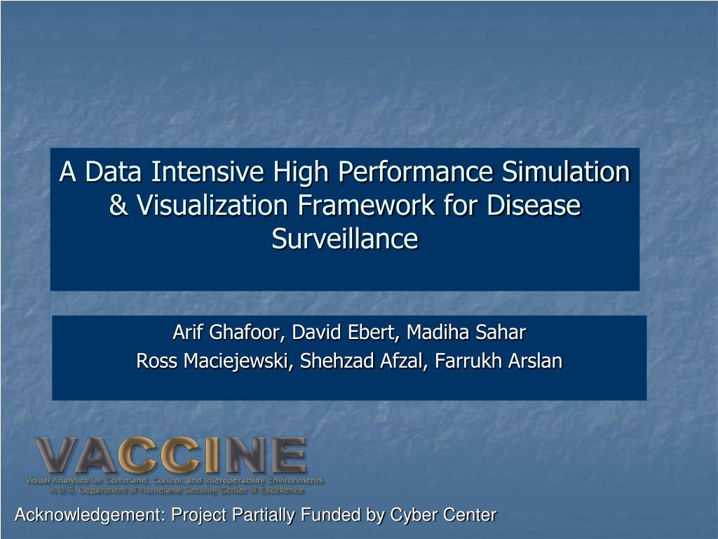 PPT - A Data Intensive High Performance Simulation & Visualization ...