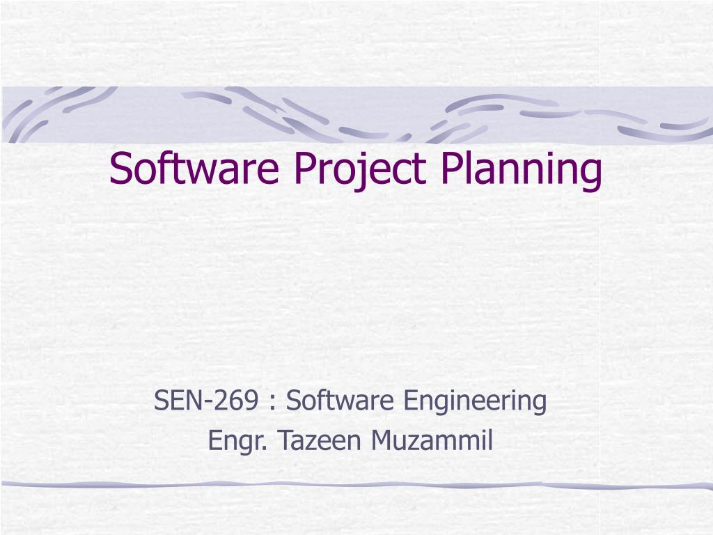 PPT - Software Project Planning PowerPoint Presentation, free download ...