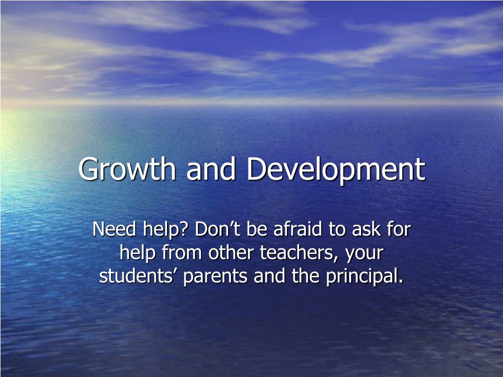 PPT - Growth and Development PowerPoint Presentation, free download ...