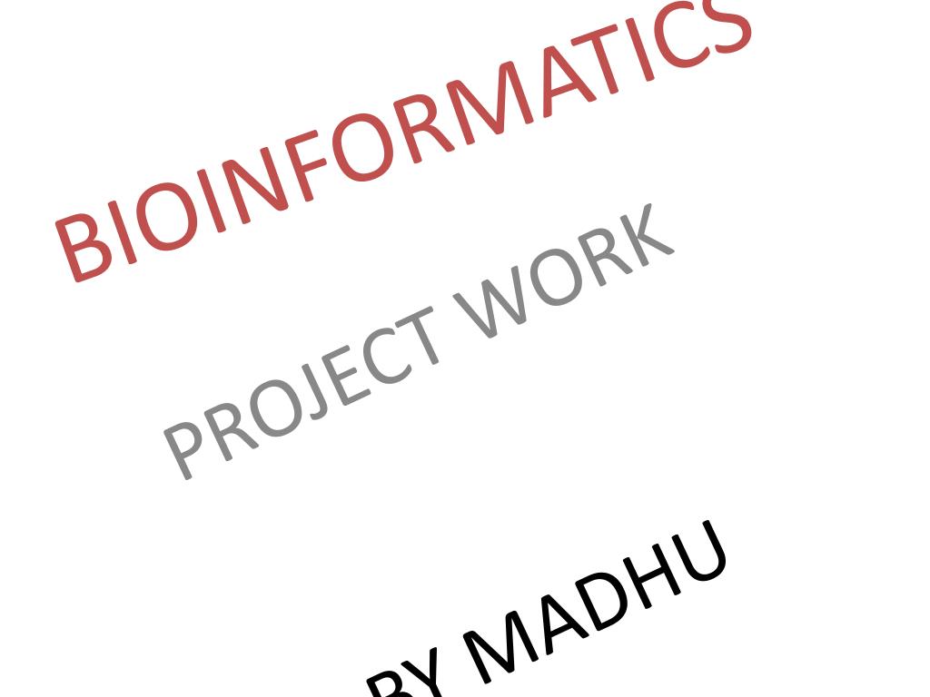 PPT - BIOINFORMATICS PowerPoint Presentation, free download - ID:3749924
