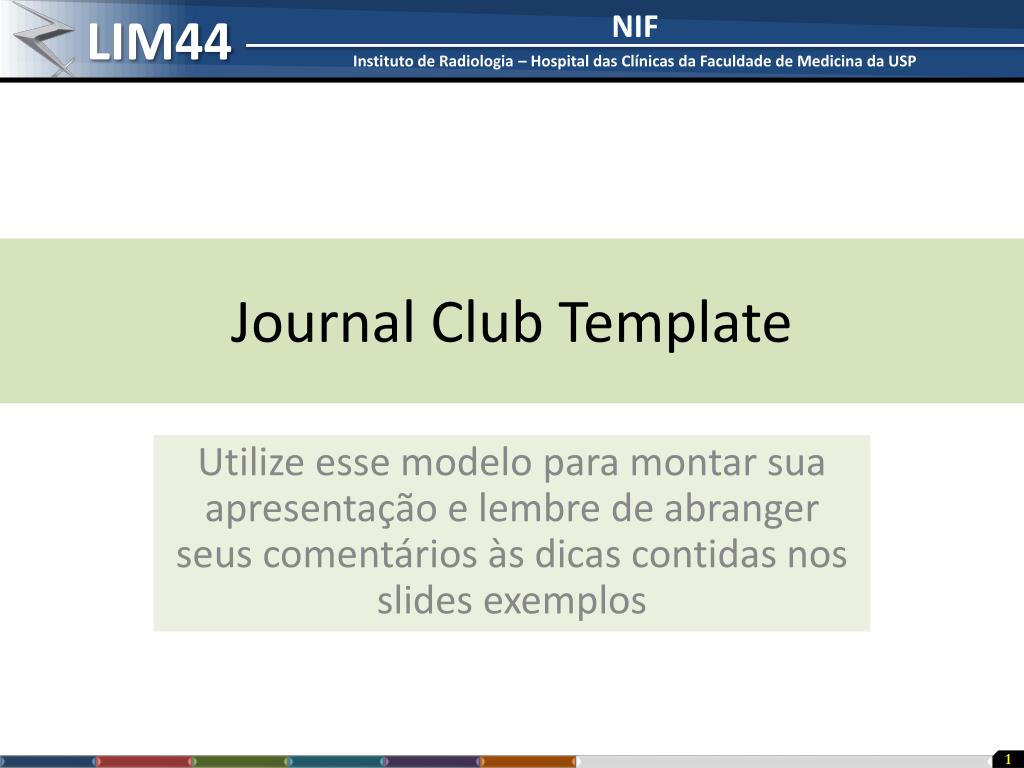 PPT - Journal Club Template PowerPoint Presentation, free download - ID ...
