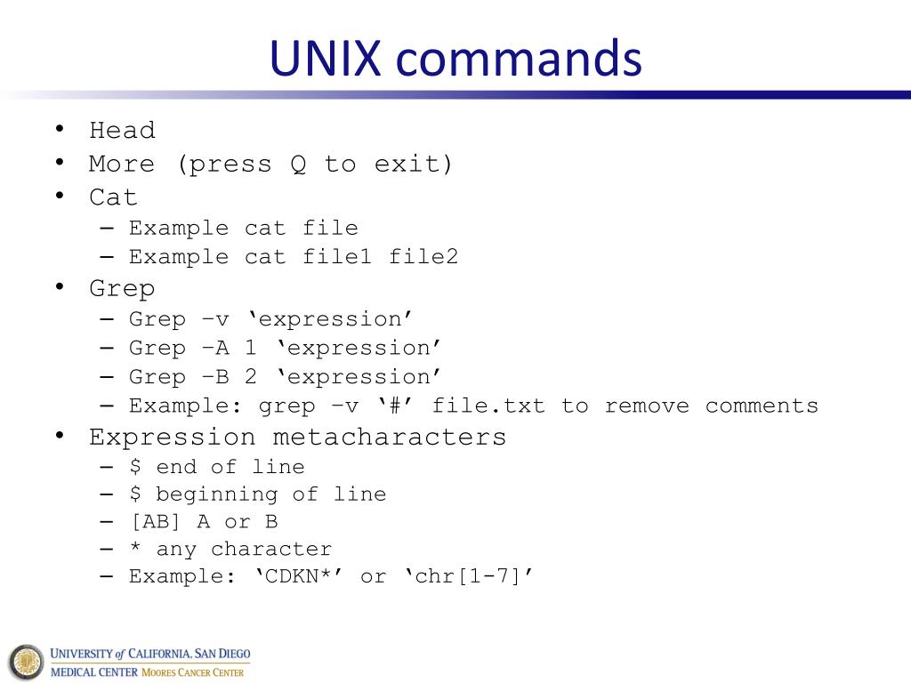 PPT - UNIX commands PowerPoint Presentation, free download - ID:3753281