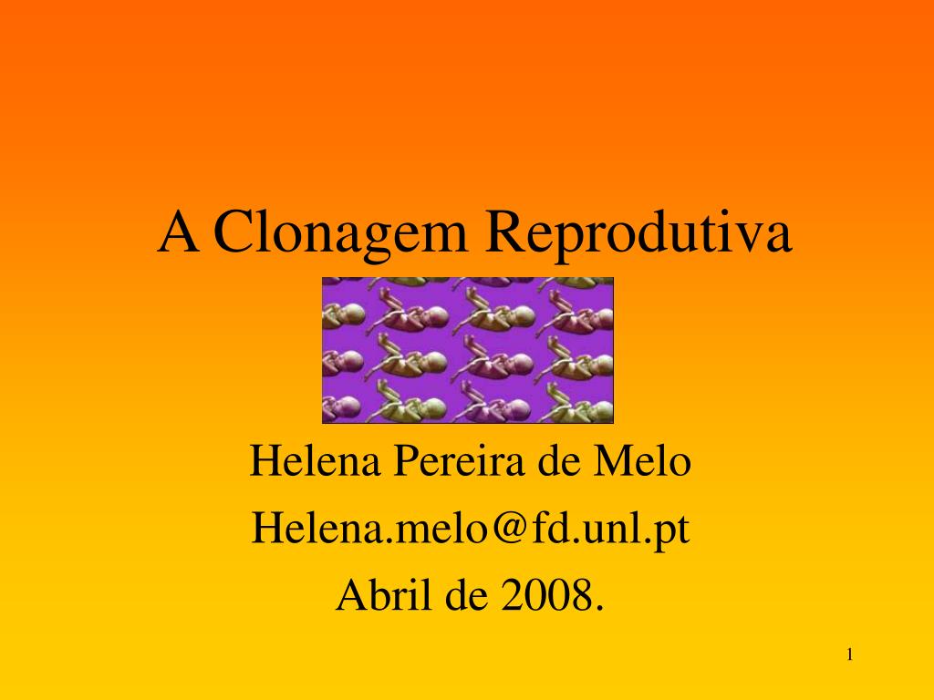 PPT - A Clonagem Reprodutiva PowerPoint Presentation, free download ...