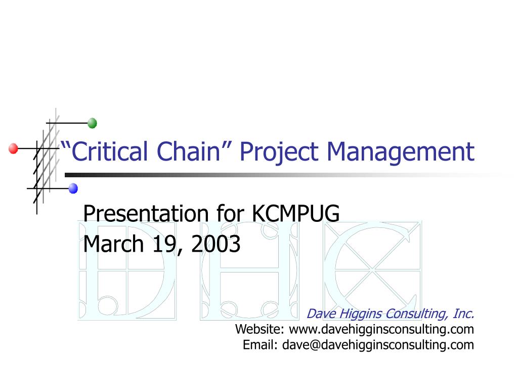 PPT - “Critical Chain” Project Management PowerPoint Presentation, free ...
