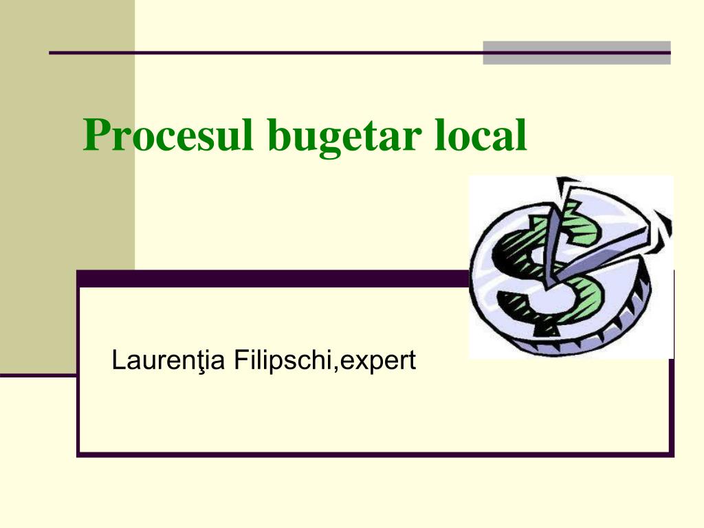 PPT - Procesul bugetar local PowerPoint Presentation, free download ...