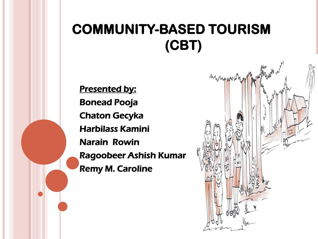 PPT - COMMUNITY-BASED TOURISM (CBT) PowerPoint Presentation, free ...