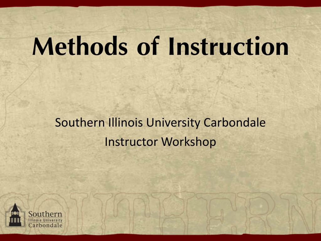 PPT - Methods of Instruction PowerPoint Presentation, free download ...