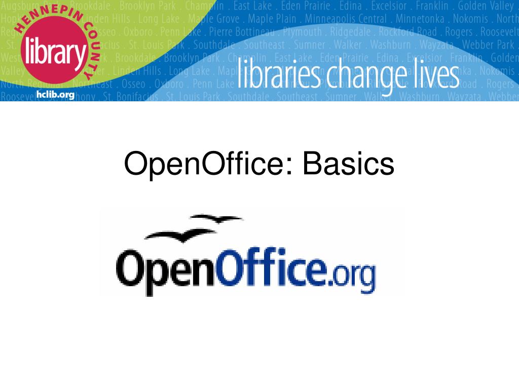 PPT - OpenOffice: Basics PowerPoint Presentation, free download - ID ...