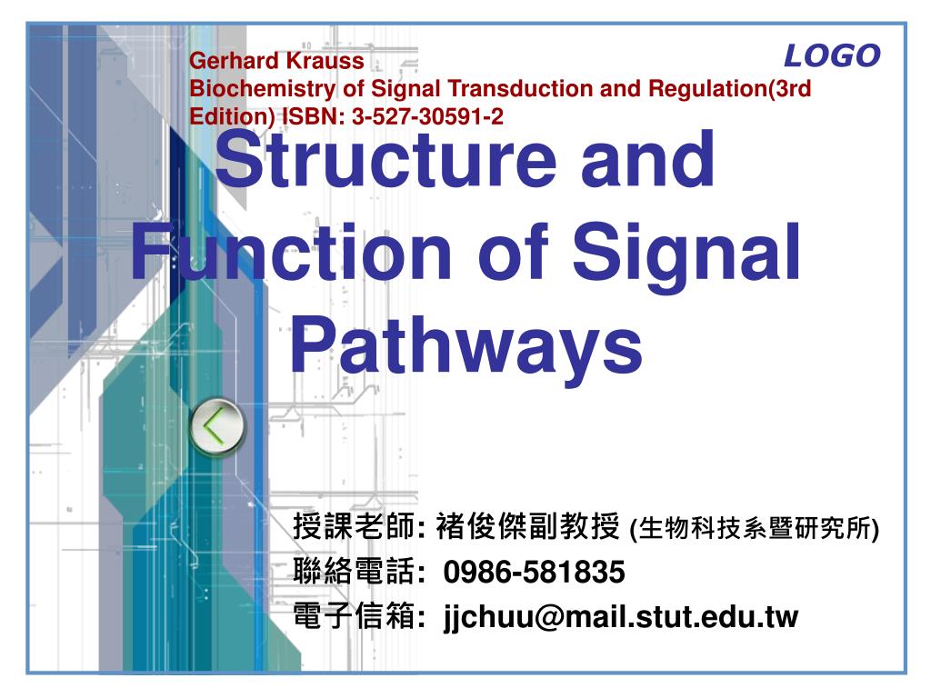 PPT - Structure and Function of Signal Pathways PowerPoint Presentation ...