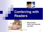 PPT - Conferring with Readers Part 1 PowerPoint Presentation, free ...
