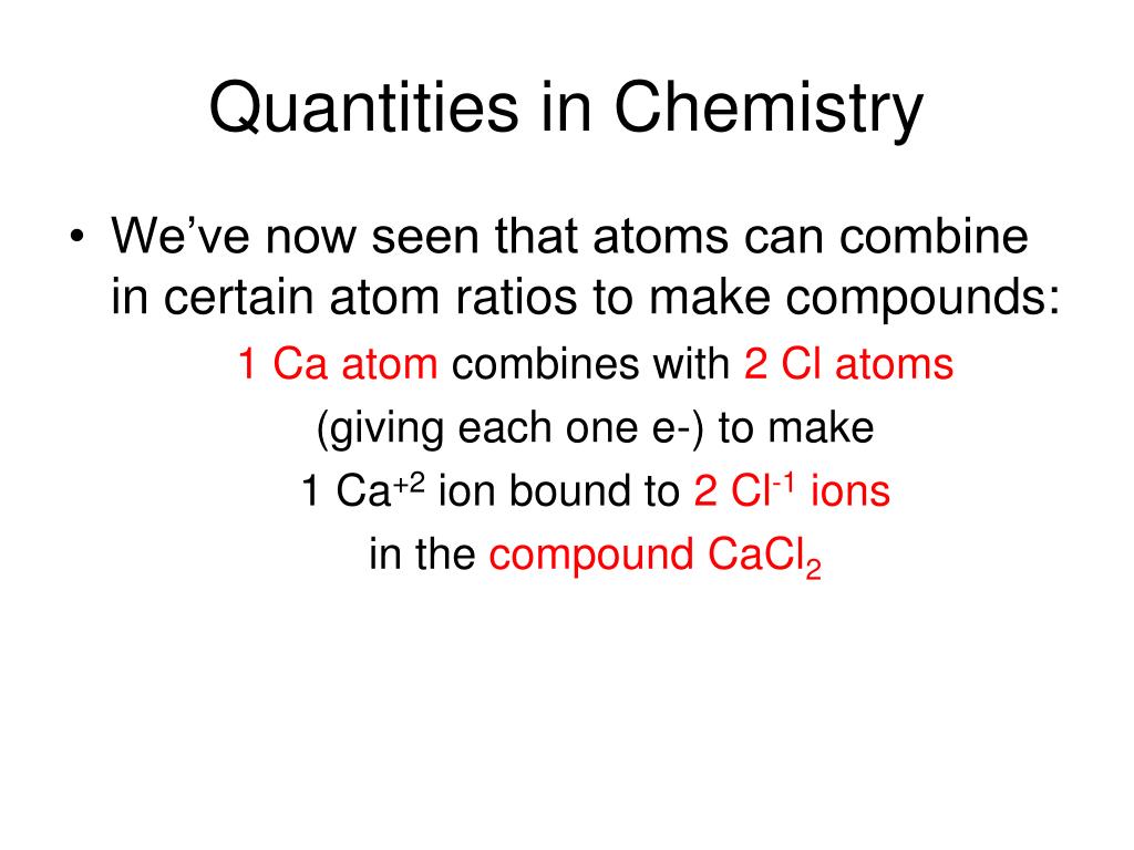 PPT - Quantities in Chemistry PowerPoint Presentation, free download ...