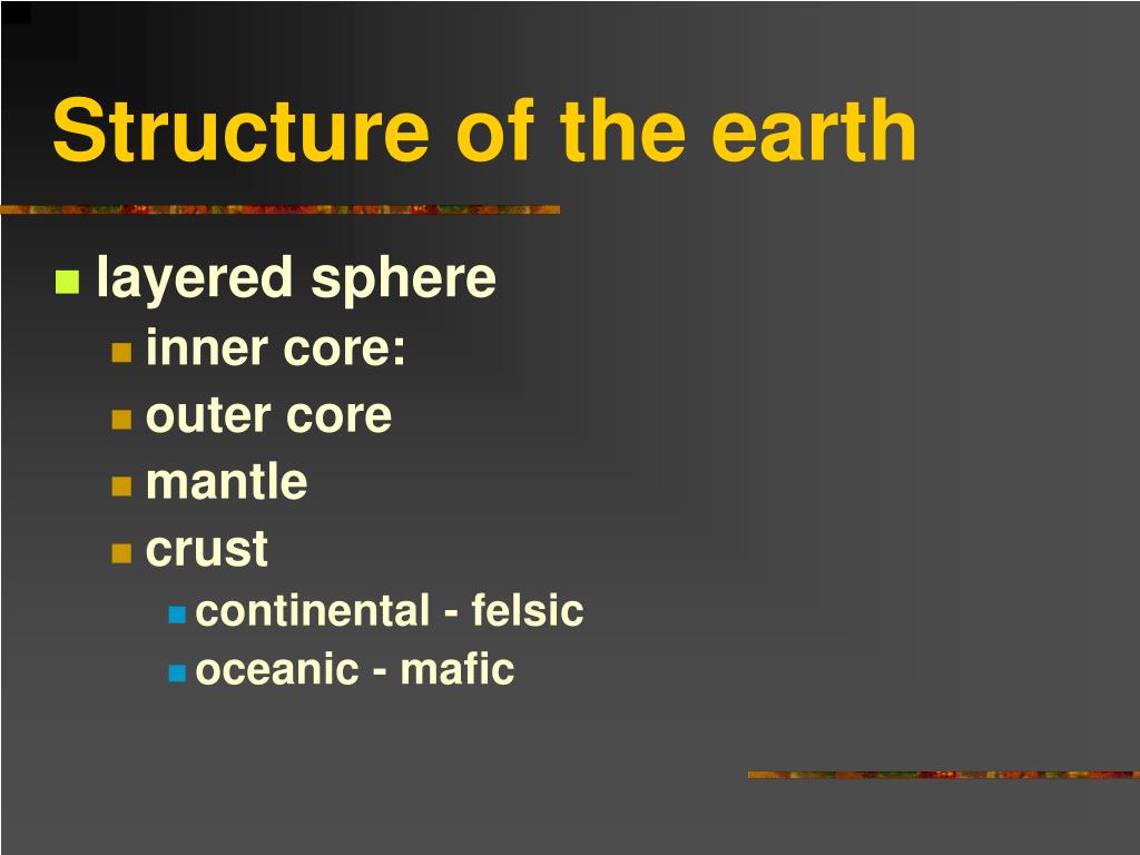 PPT - Structure of the earth PowerPoint Presentation, free download ...