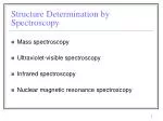 PPT - Chapter 13: Spectroscopy Methods of structure determination ...
