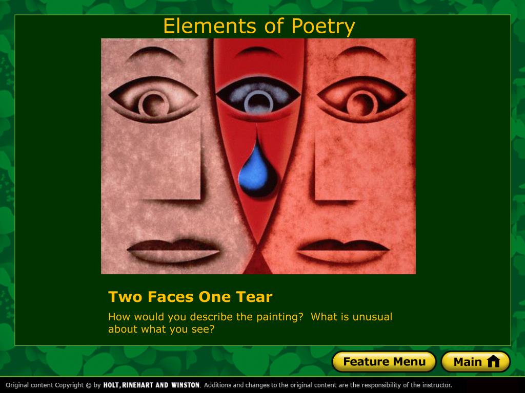 PPT - Two Faces One Tear PowerPoint Presentation, free download - ID ...
