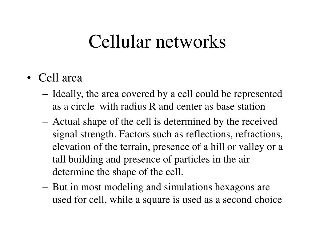 PPT - Cellular networks PowerPoint Presentation, free download - ID:3764786