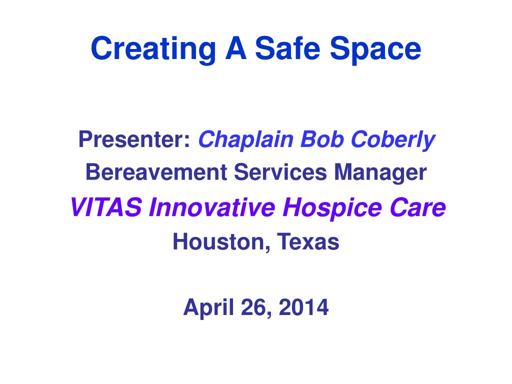 PPT - Creating A Safe Space PowerPoint Presentation, free download - ID ...