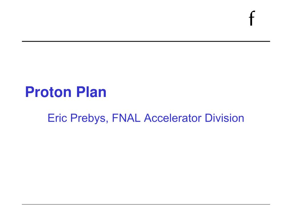 PPT - Proton Plan PowerPoint Presentation, free download - ID:3766314