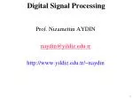 PPT - Fundamentals of Digital Signal Processing PowerPoint Presentation ...