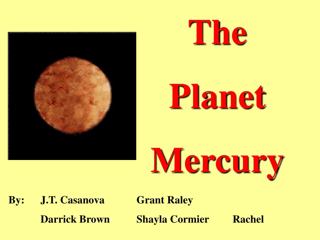 PPT - The Planet Mercury PowerPoint Presentation, free download - ID ...
