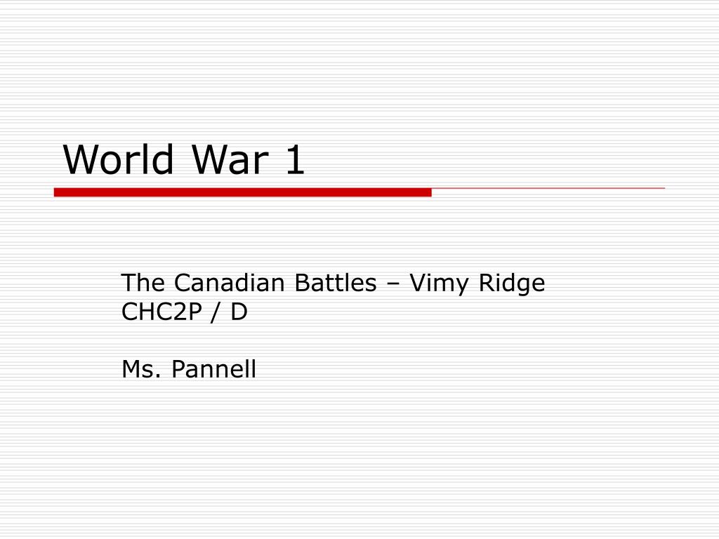 PPT - World War 1 PowerPoint Presentation, free download - ID:3768940