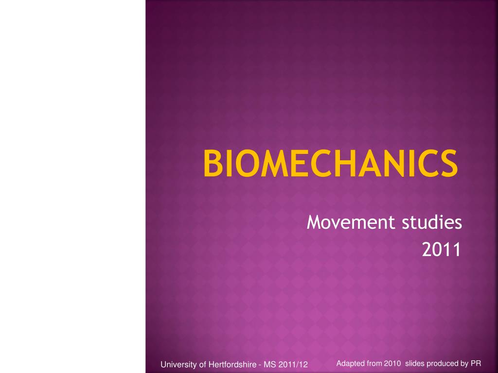 PPT - Biomechanics PowerPoint Presentation, free download - ID:3769312