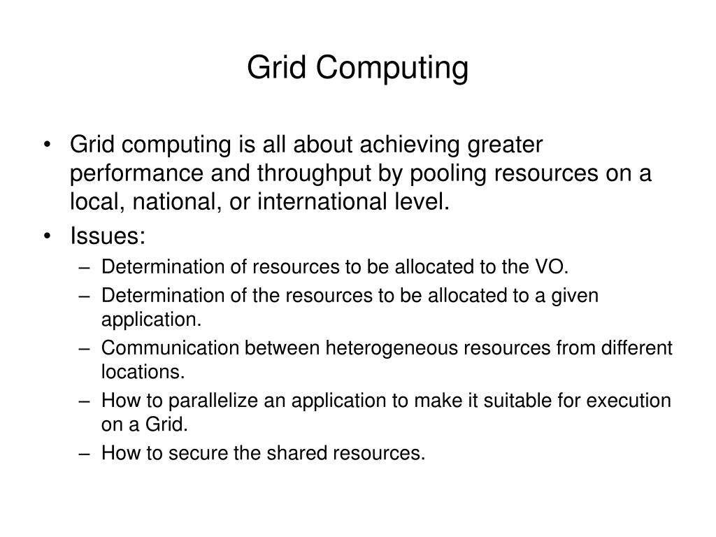 PPT - Grid Computing PowerPoint Presentation, free download - ID:3770488