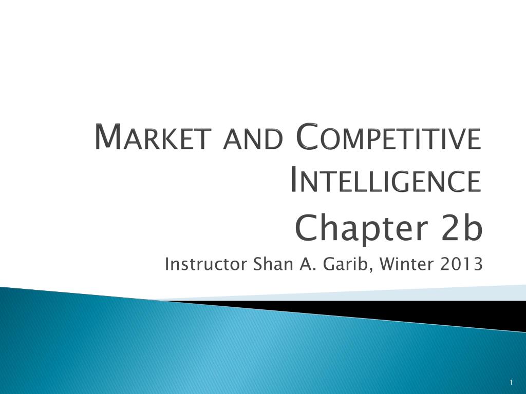 PPT - Market and Competitive Intelligence PowerPoint Presentation, free ...