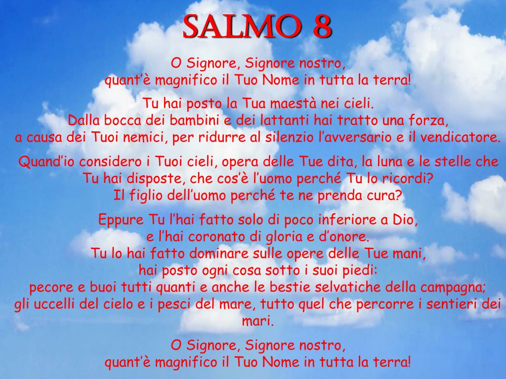 PPT - Salmo 8 PowerPoint Presentation, free download - ID:3771310