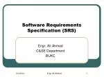 PPT - Software Requirements Specification (SRS) PowerPoint Presentation ...