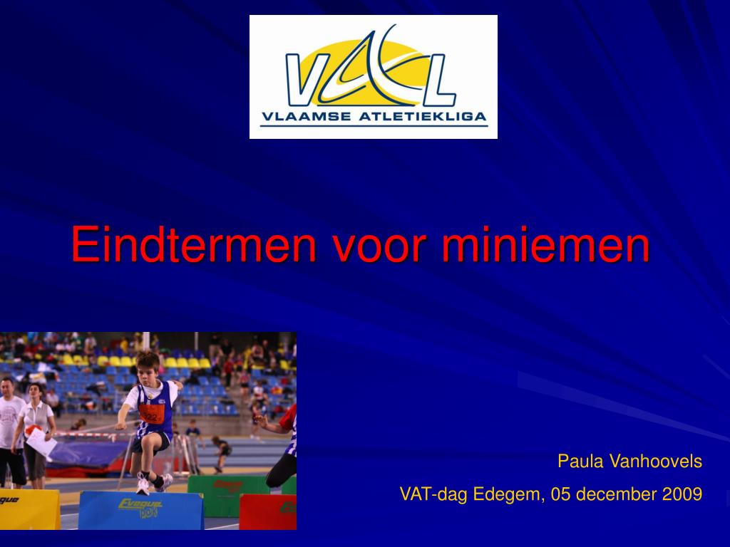 PPT - Eindtermen voor miniemen PowerPoint Presentation, free download ...
