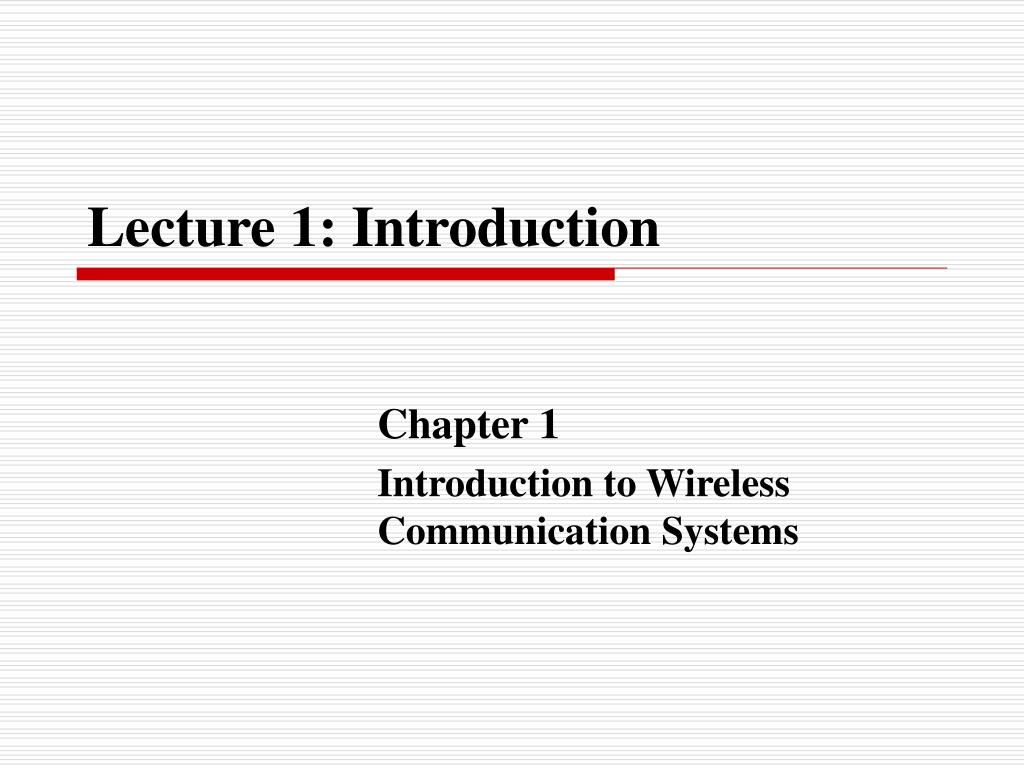 PPT - Lecture 1: Introduction PowerPoint Presentation, free download ...
