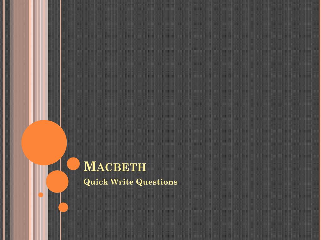 PPT - Macbeth PowerPoint Presentation, free download - ID:3780722