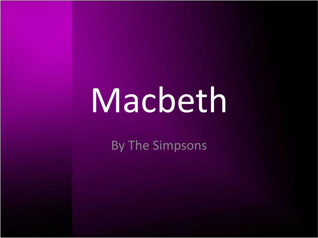 PPT - Macbeth PowerPoint Presentation, free download - ID:3781524