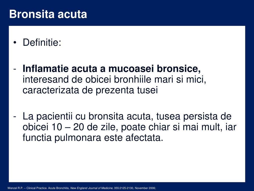 PPT - Bronsita acuta PowerPoint Presentation, free download - ID:3784160
