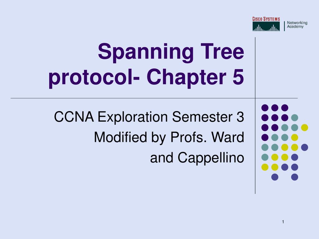 PPT - Spanning Tree protocol- Chapter 5 PowerPoint Presentation, free ...