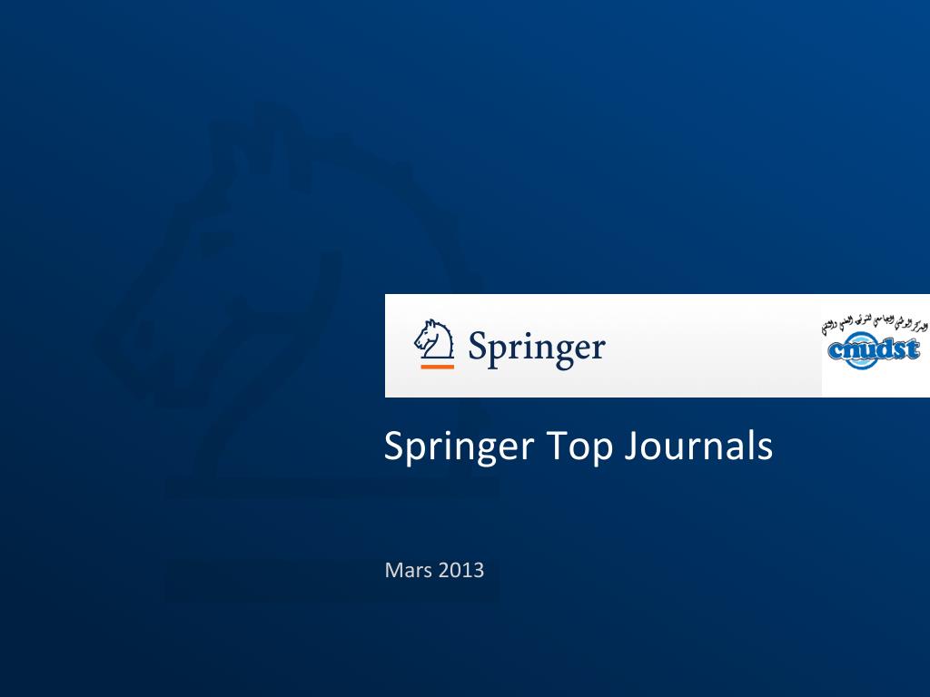 PPT - Springer Top Journals PowerPoint Presentation, free download - ID ...