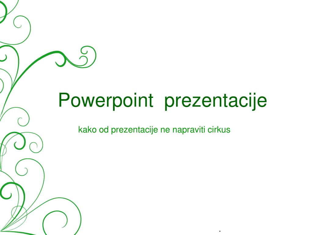 PPT - Powerpoint prezentacije PowerPoint Presentation, free download ...