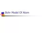 PPT - Bohr's Model of the Atom PowerPoint Presentation, free download ...