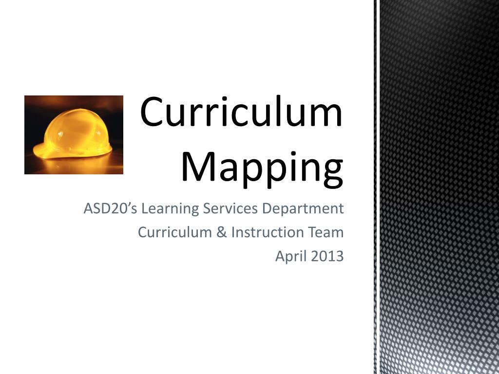 PPT - Curriculum Mapping PowerPoint Presentation, free download - ID ...