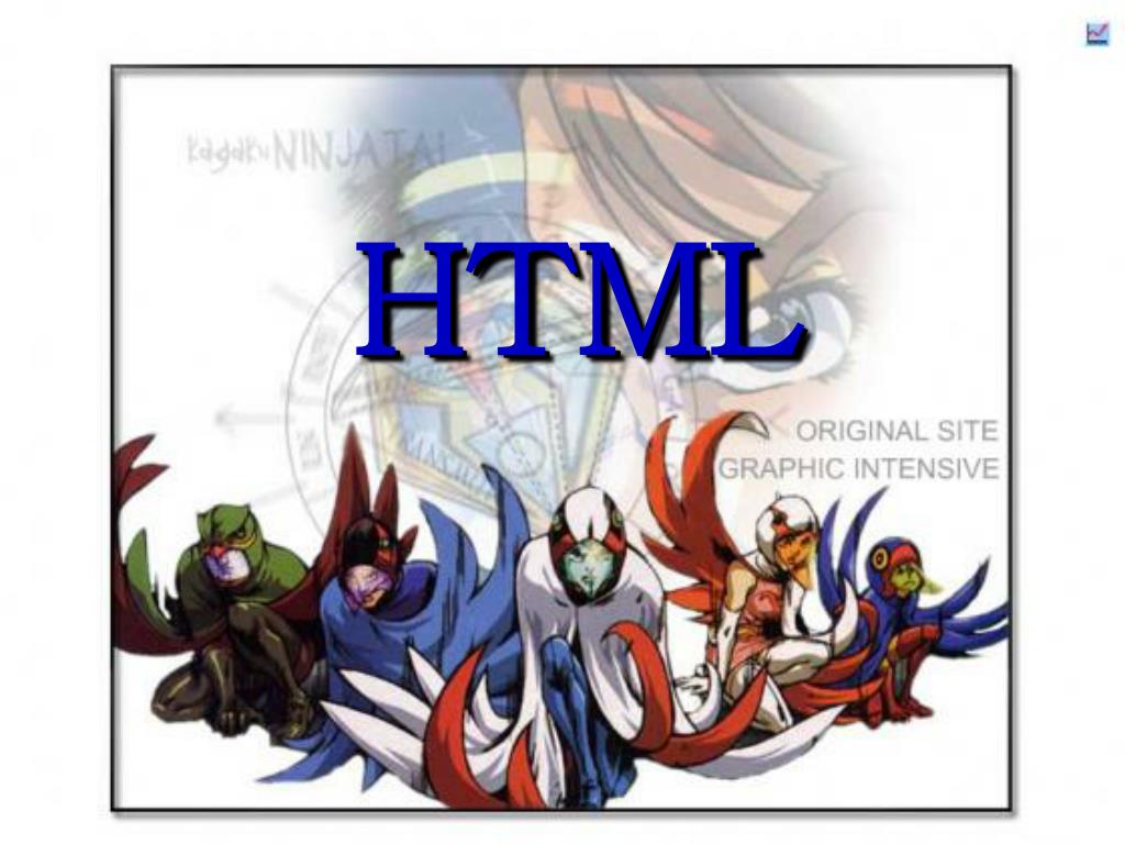 PPT - HTML PowerPoint Presentation, free download - ID:3789726