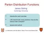PPT - Progress in parton distribution functions PowerPoint Presentation ...