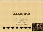 PPT - Introduction to Computer Ethics PowerPoint Presentation, free ...