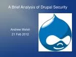 PPT - 5 Security Models For Drupal PowerPoint Presentation, free download - ID:7585111