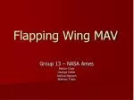 PPT - FLAPPING WING PowerPoint Presentation, free download - ID:767090