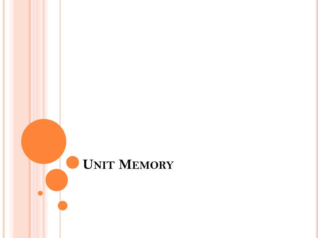 PPT - Unit Memory PowerPoint Presentation, free download - ID:3793090